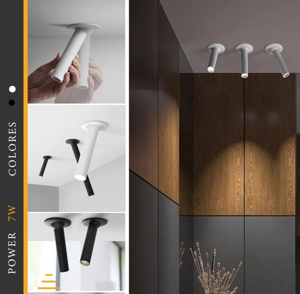 Movable Ceiling Spotlight - safa lighting